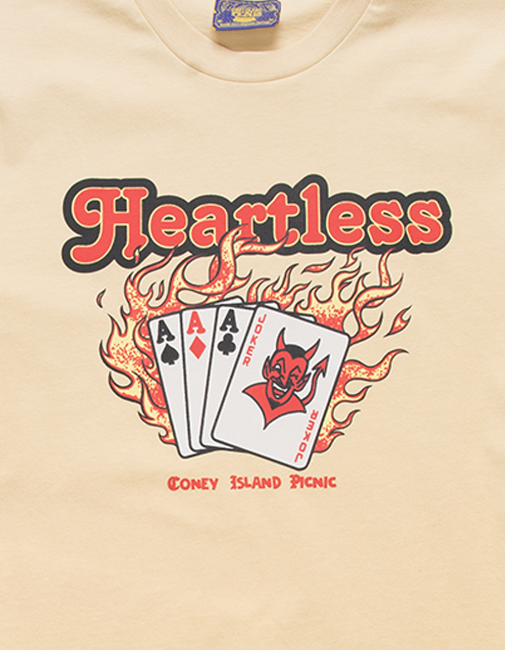CONEY ISLAND PICNIC Heartless Mens Tee - LIGHT TAN | Tillys