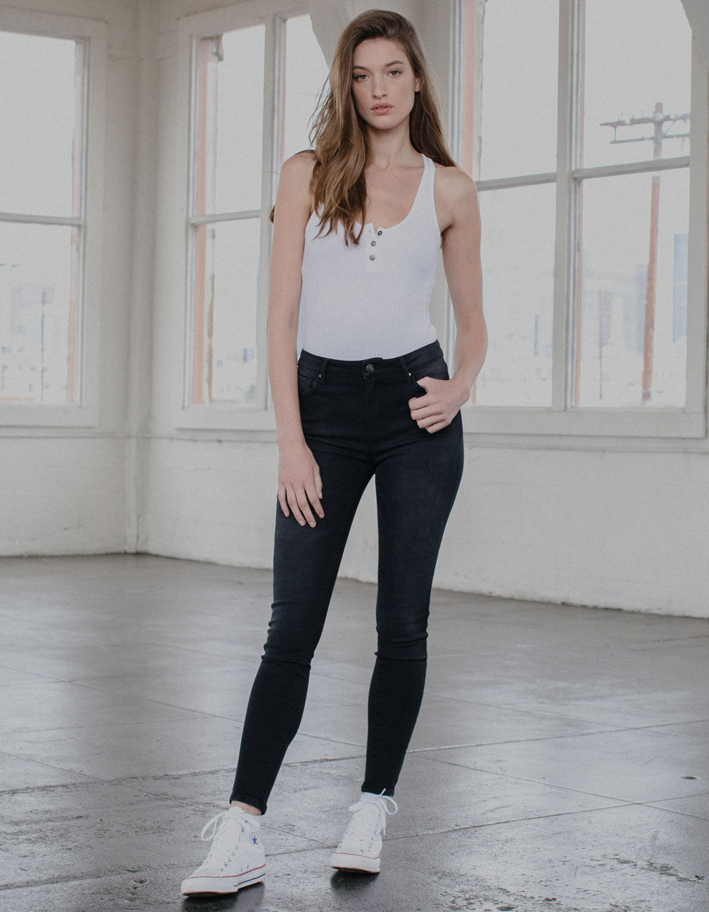 RSQ High Rise Wash Black Womens Jeggings - WASH BLACK | Tillys