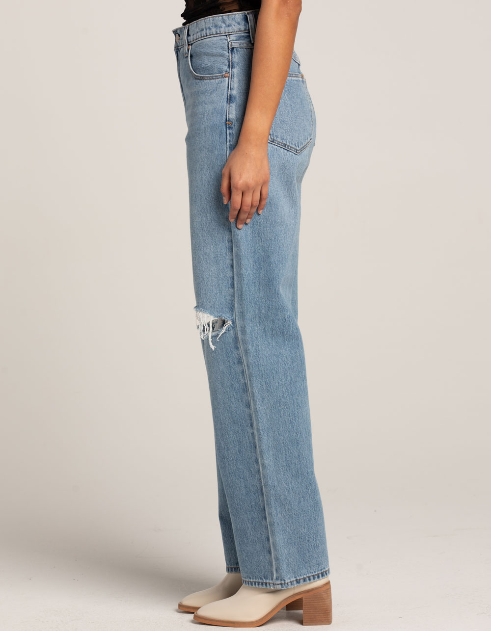 ABRAND Slouch Harley Rip Womens Jeans - MEDIUM WASH | Tillys