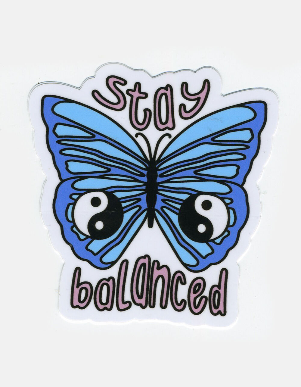 STICKIE BANDITS Stay Balanced Sticker - BLUE | Tillys