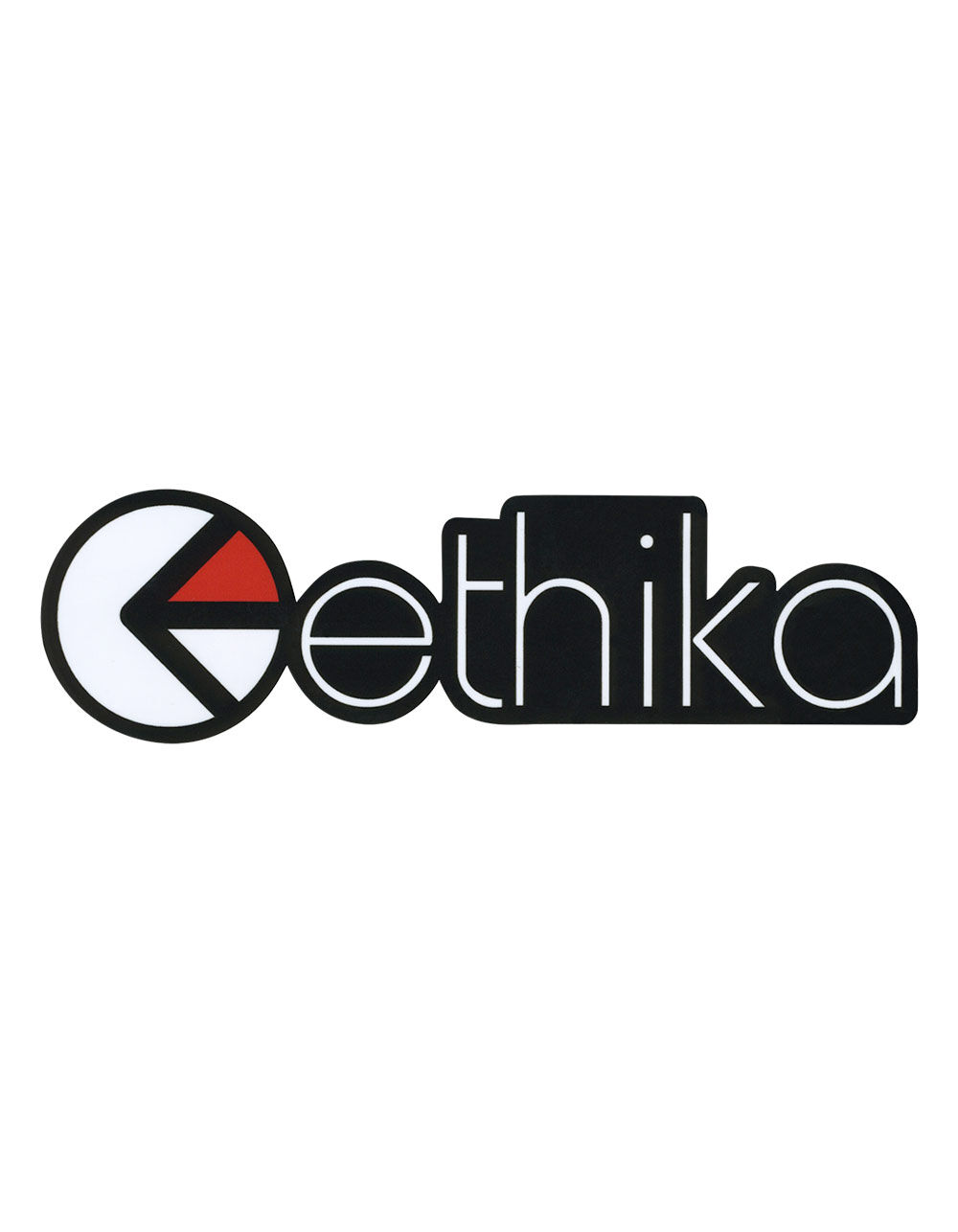 ETHIKA Full Logo Black Sticker - BLACK | Tillys