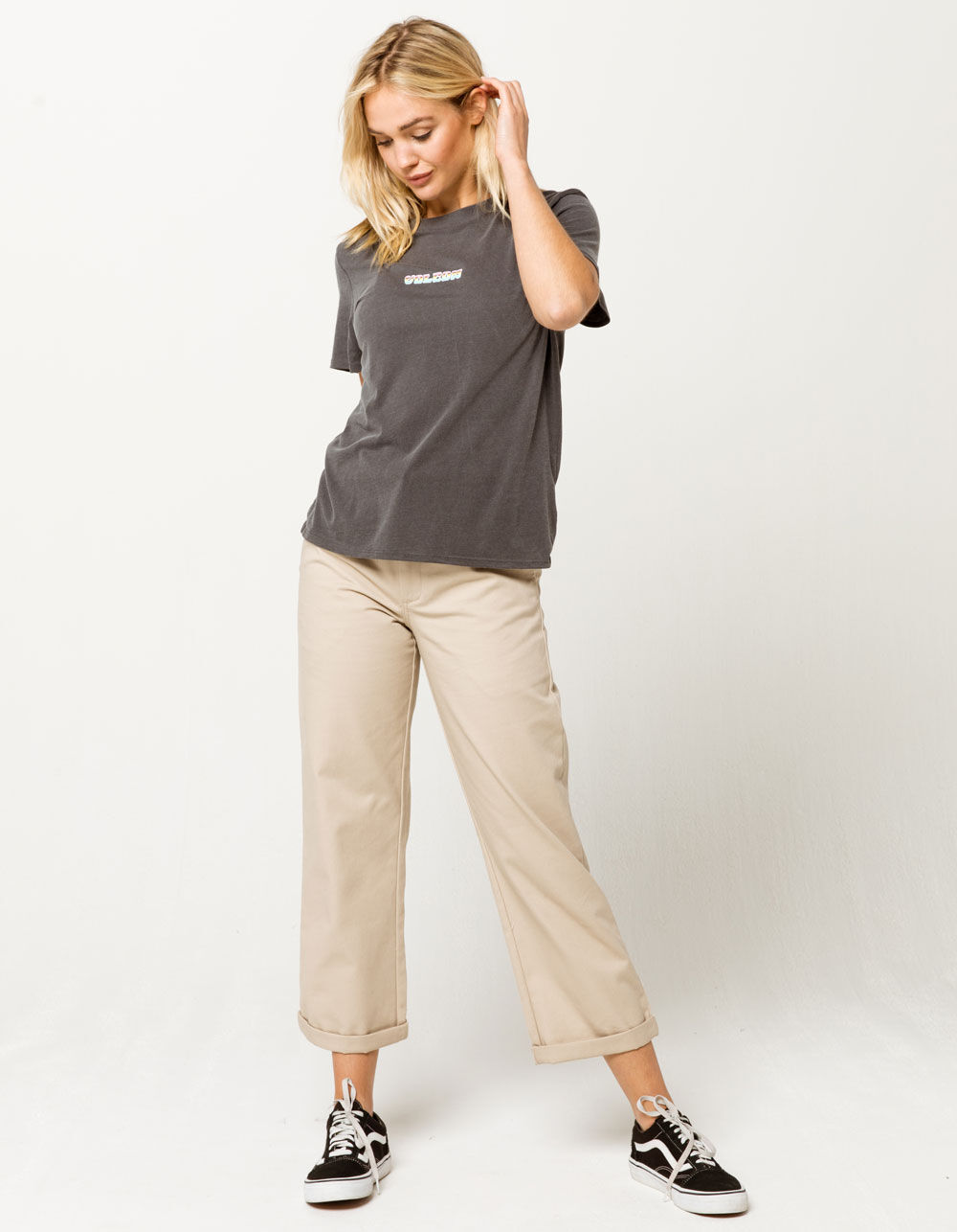 VOLCOM Rock The Blox Womens Tee - BLACK | Tillys