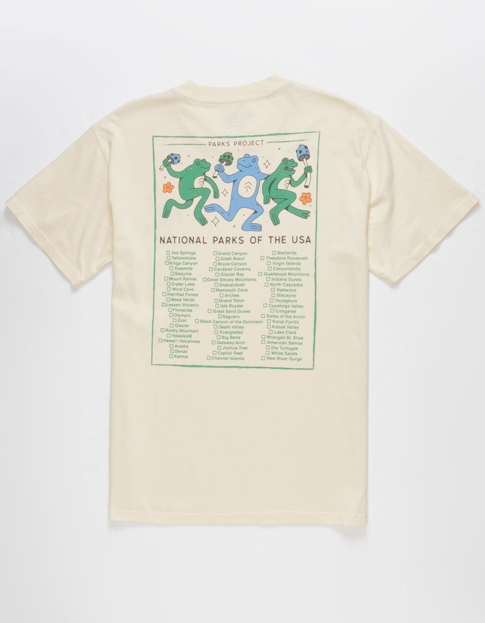 PARKS PROJECT Checklist Mens Tee - NATURAL | Tillys
