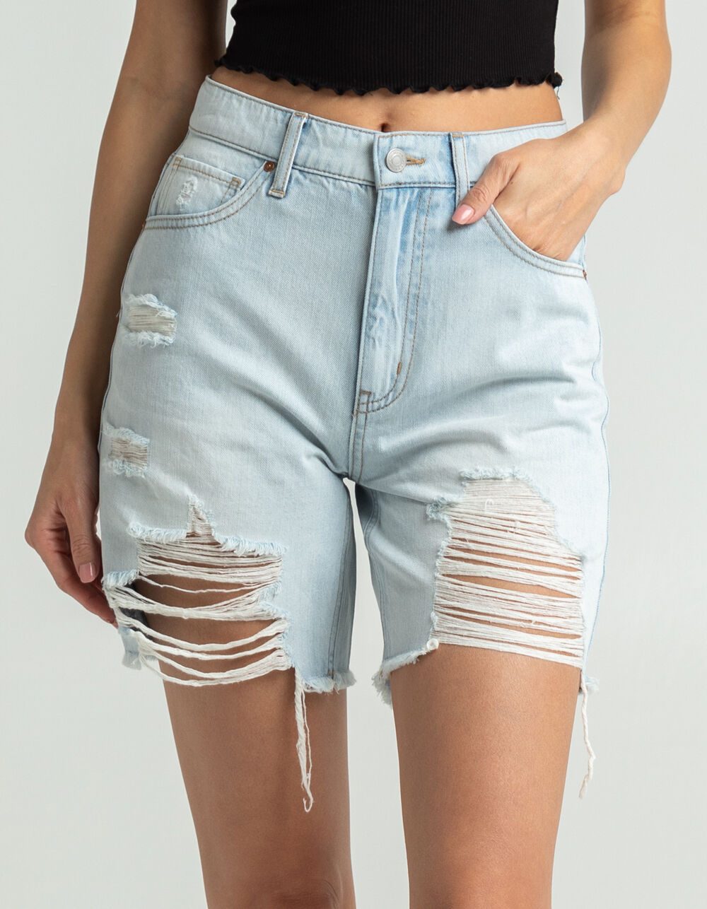 RSQ Womens Boyfriend Shorts - LIGHT WASH | Tillys