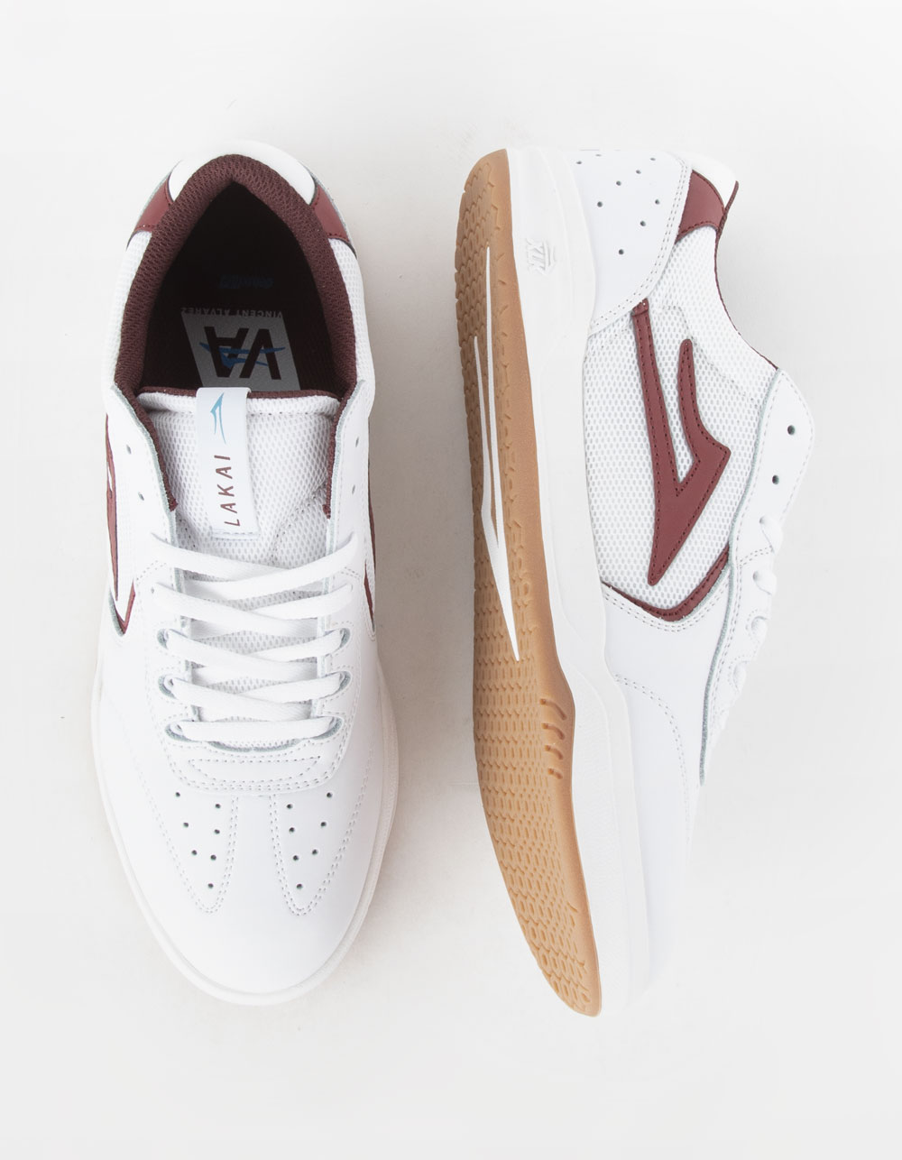 LAKAI Atlantic Mens Shoes - WHT/RED | Tillys