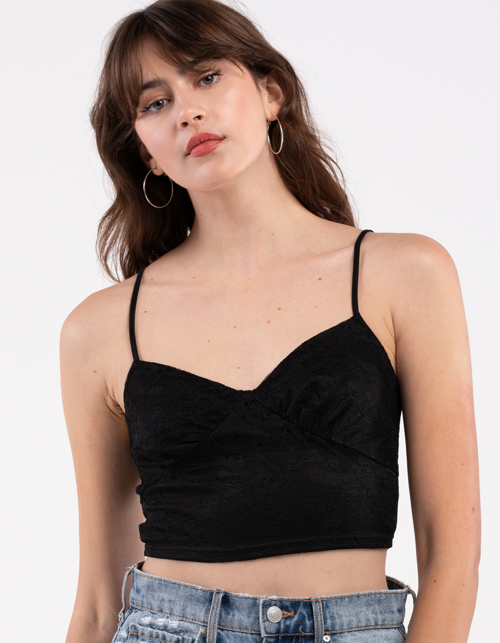RSQ Womens Lace Cami - BLACK | Tillys