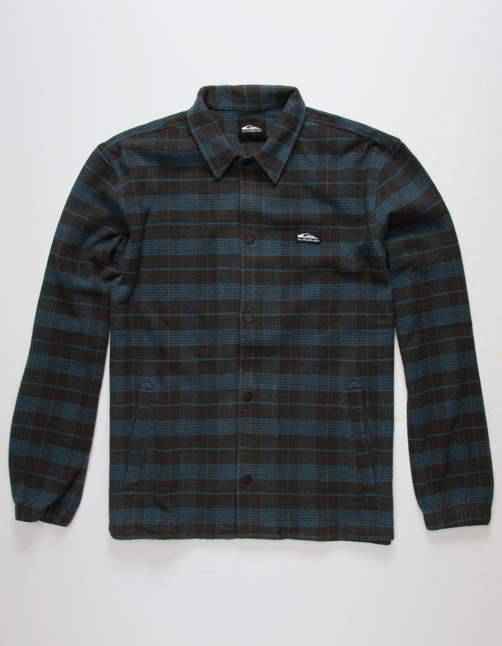 QUIKSILVER OG Coach Mens Checker Jacket - DENIM | Tillys