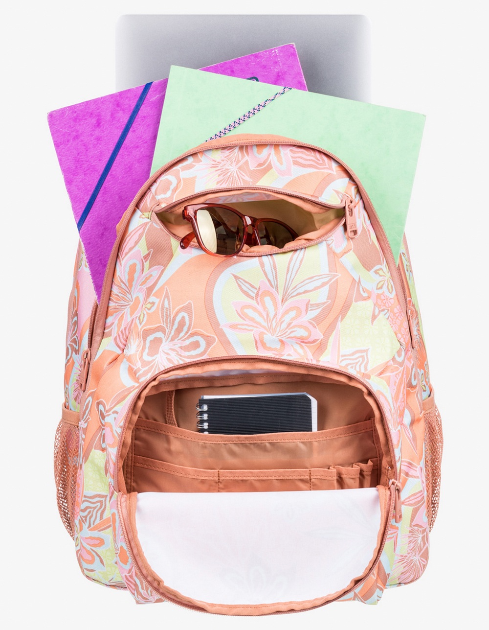 ROXY Shadow Shell Printed Womens Backpack ORANGE Tillys