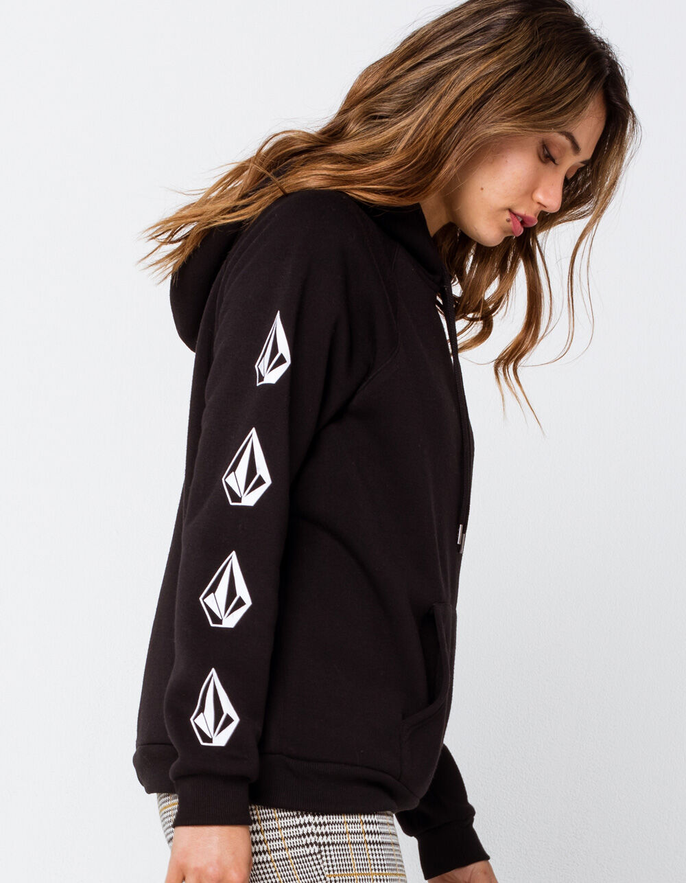 VOLCOM Deadly Stones Womens Hoodie - BLACK | Tillys