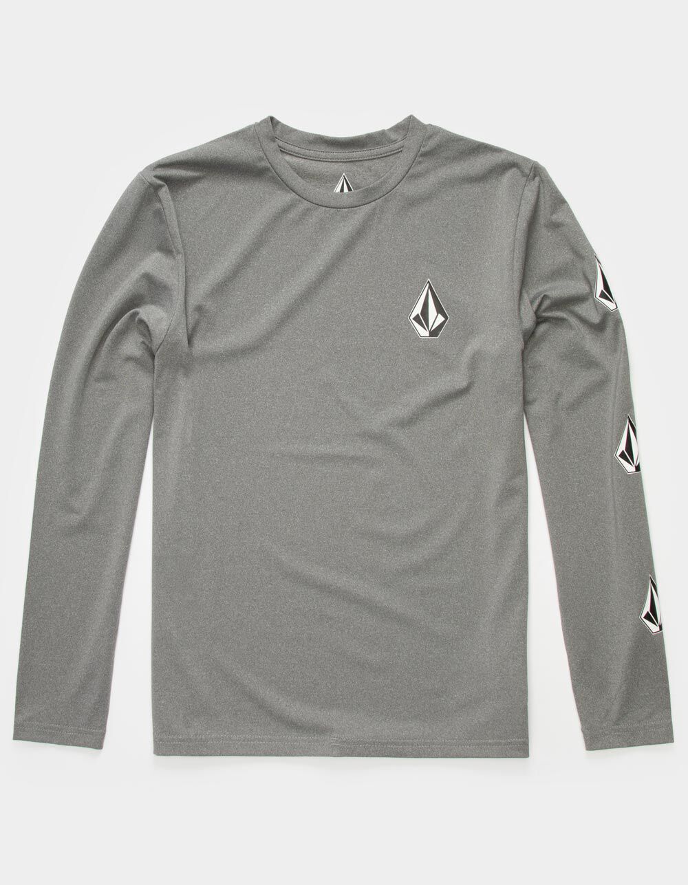VOLCOM Deadly Stones Boys Rash Guard - GRAY | Tillys