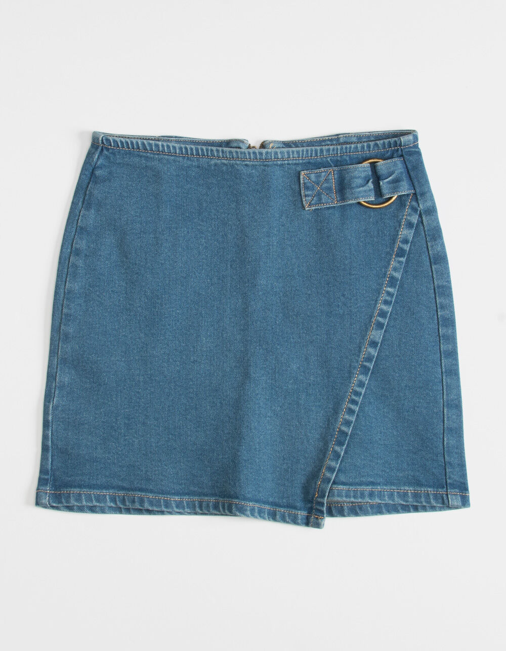 RSQ Girls Wrap Denim Skirt - MEDIUM WASH | Tillys