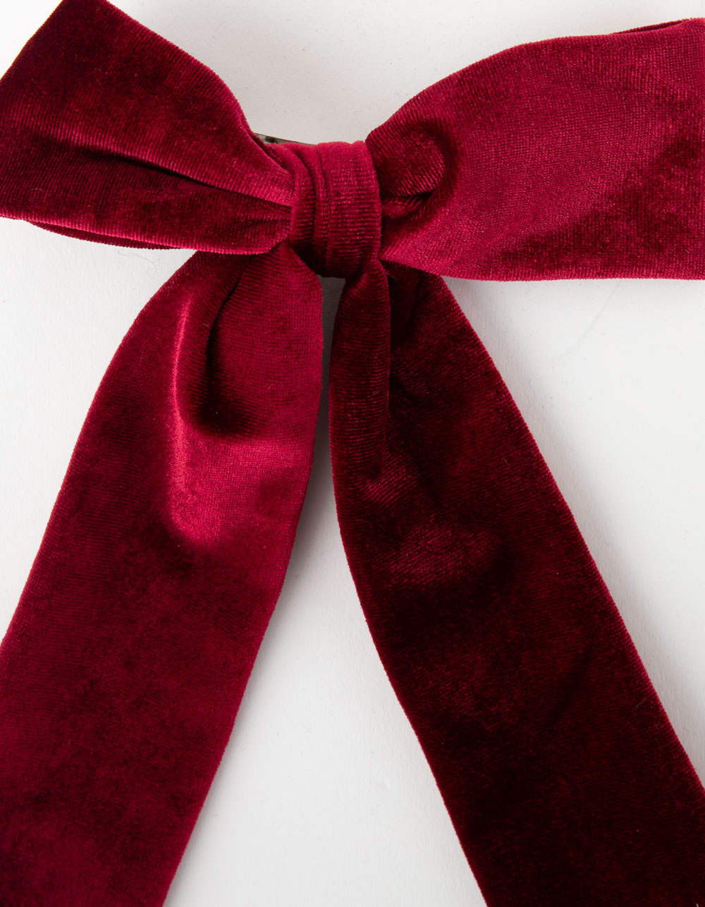 FULL TILT Velvet Bow - RED | Tillys