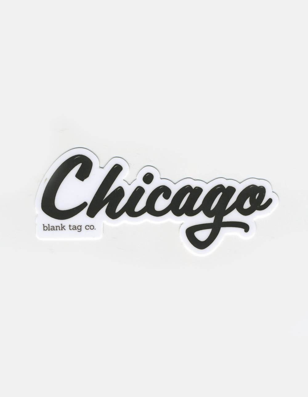 BLANK TAG CO. The Chicago Sticker - BLACK | Tillys