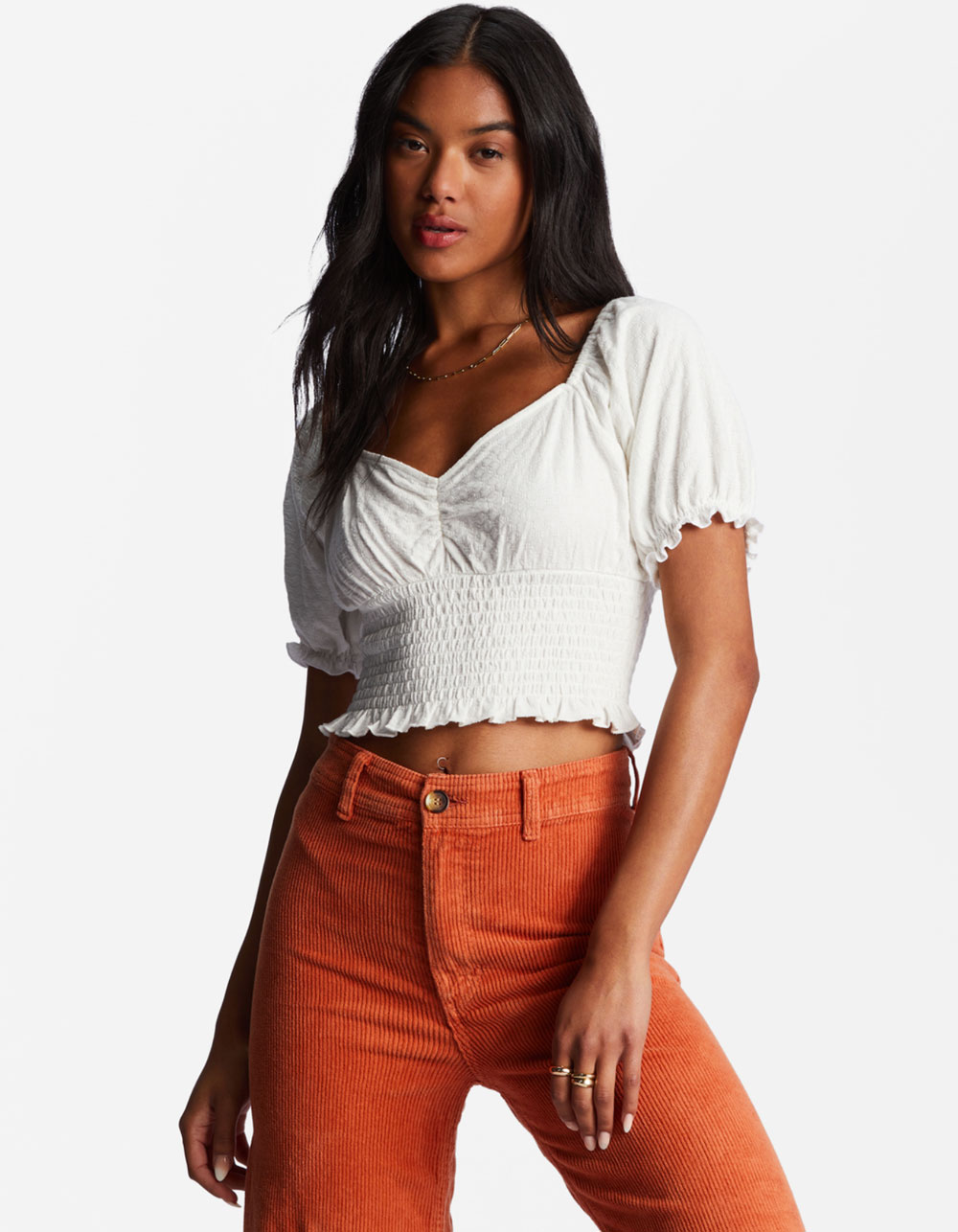 BILLABONG Love Song Womens Top - WHITE | Tillys