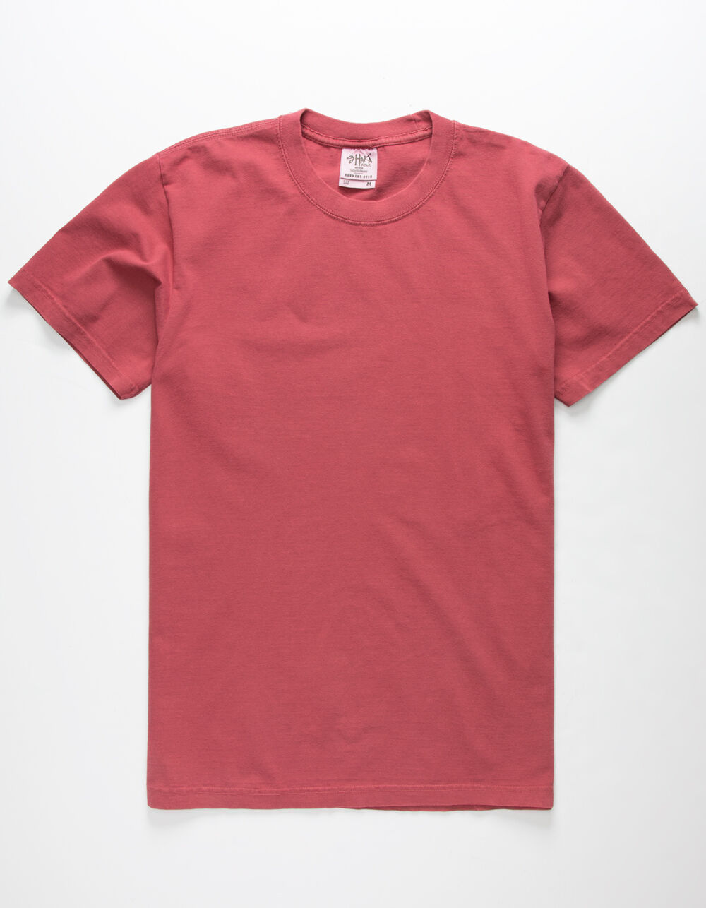 SHAKA WEAR Heavyweight Garment Dye Mens Red T-Shirt - RED | Tillys