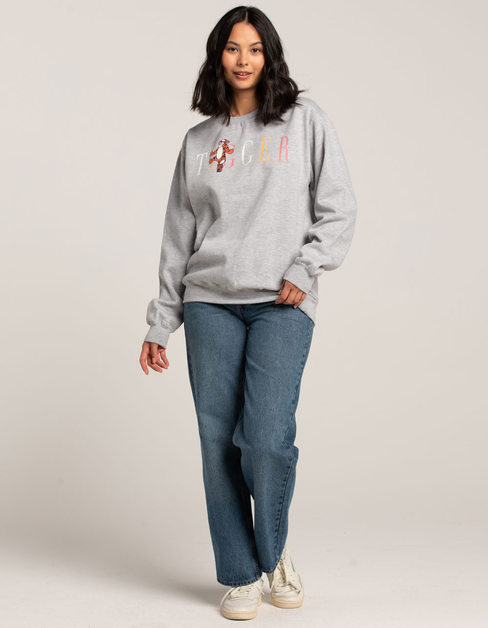 WINNIE THE POOH Tigger Fashion Unisex Crewneck Sweatshirt - HEATHER ...