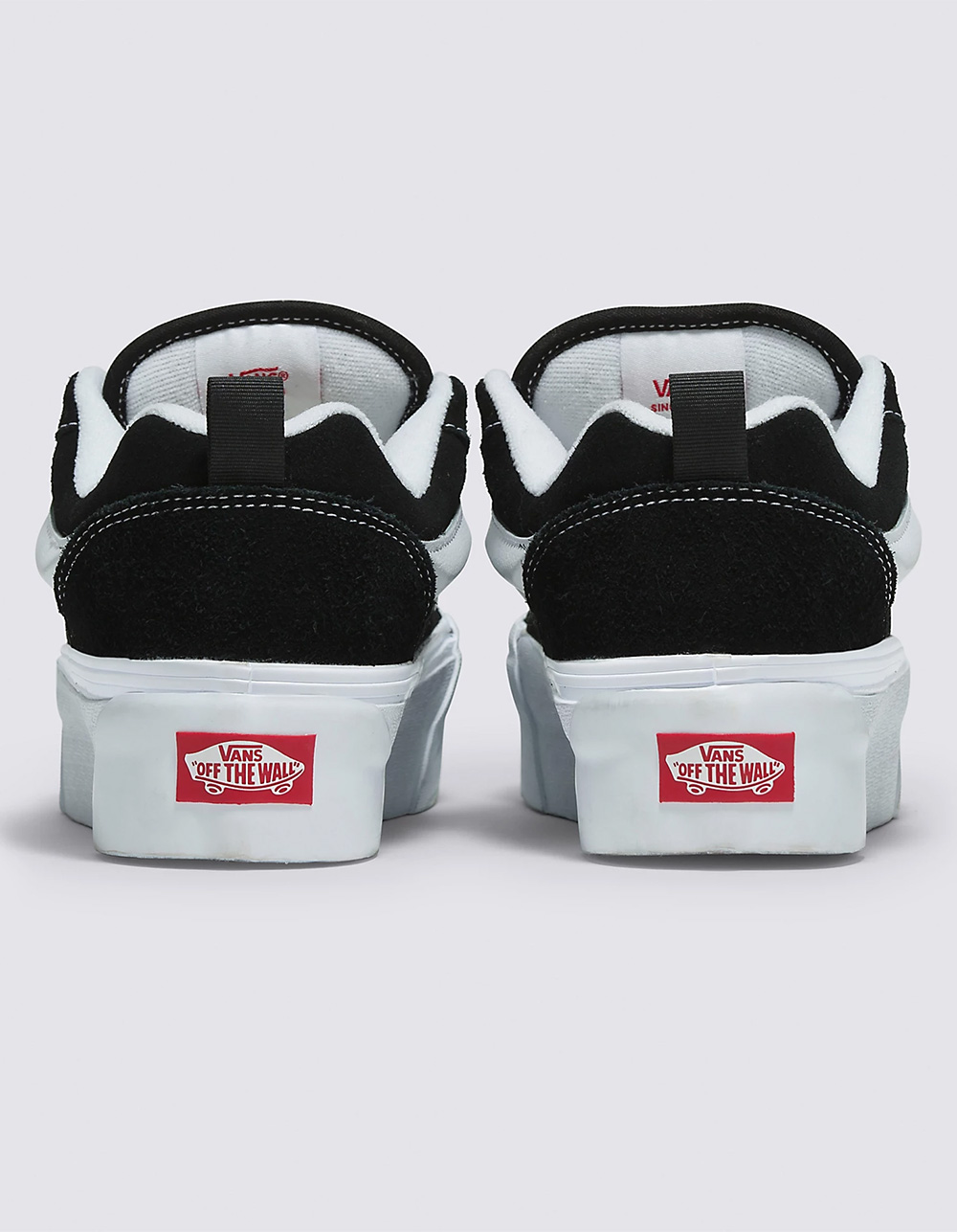 VANS Knu Stack Womens Platform Shoes - BLK/WHT | Tillys