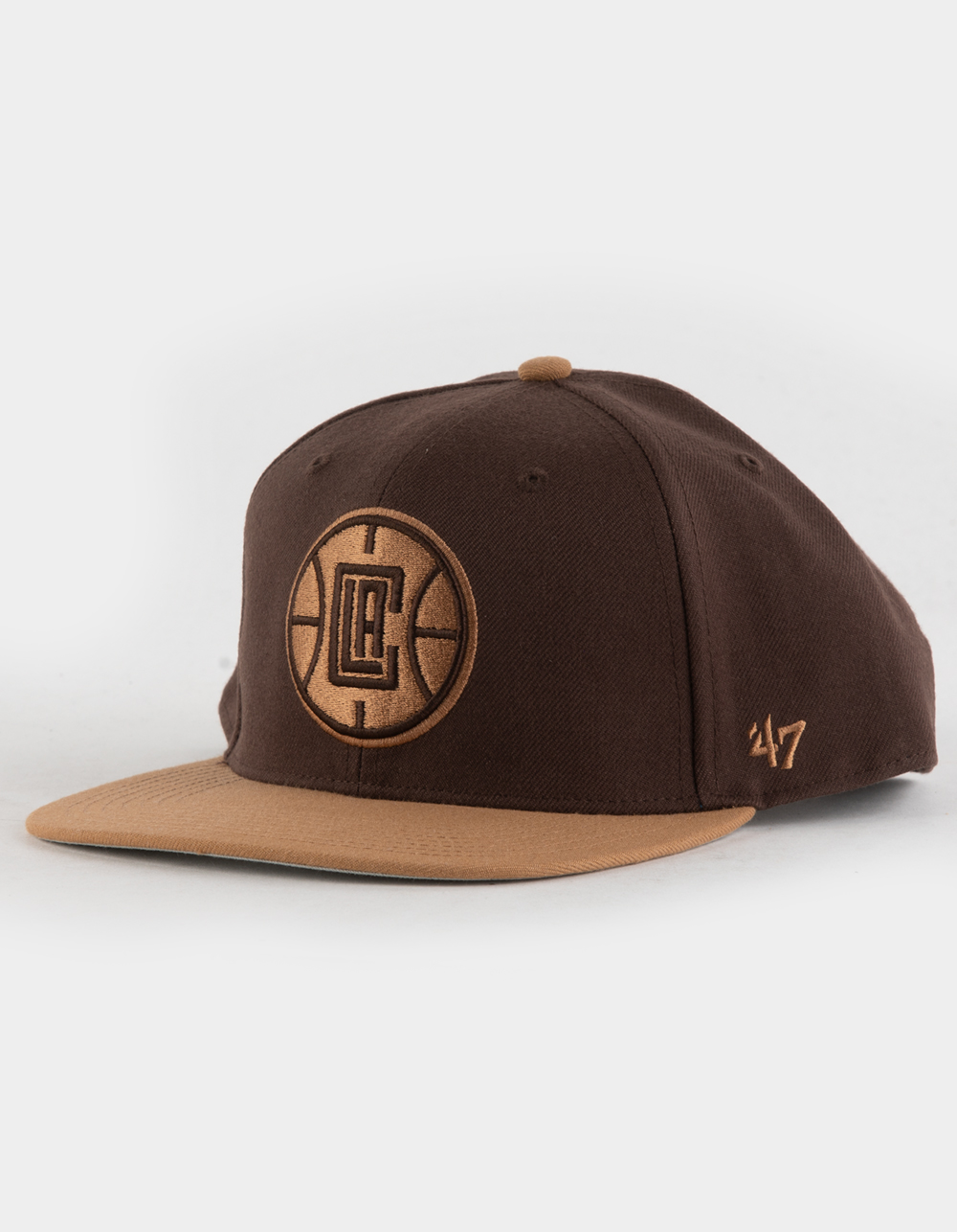 47 BRAND Los Angeles Clippers No Shot Two Tone '47 Captain Snapback Hat ...