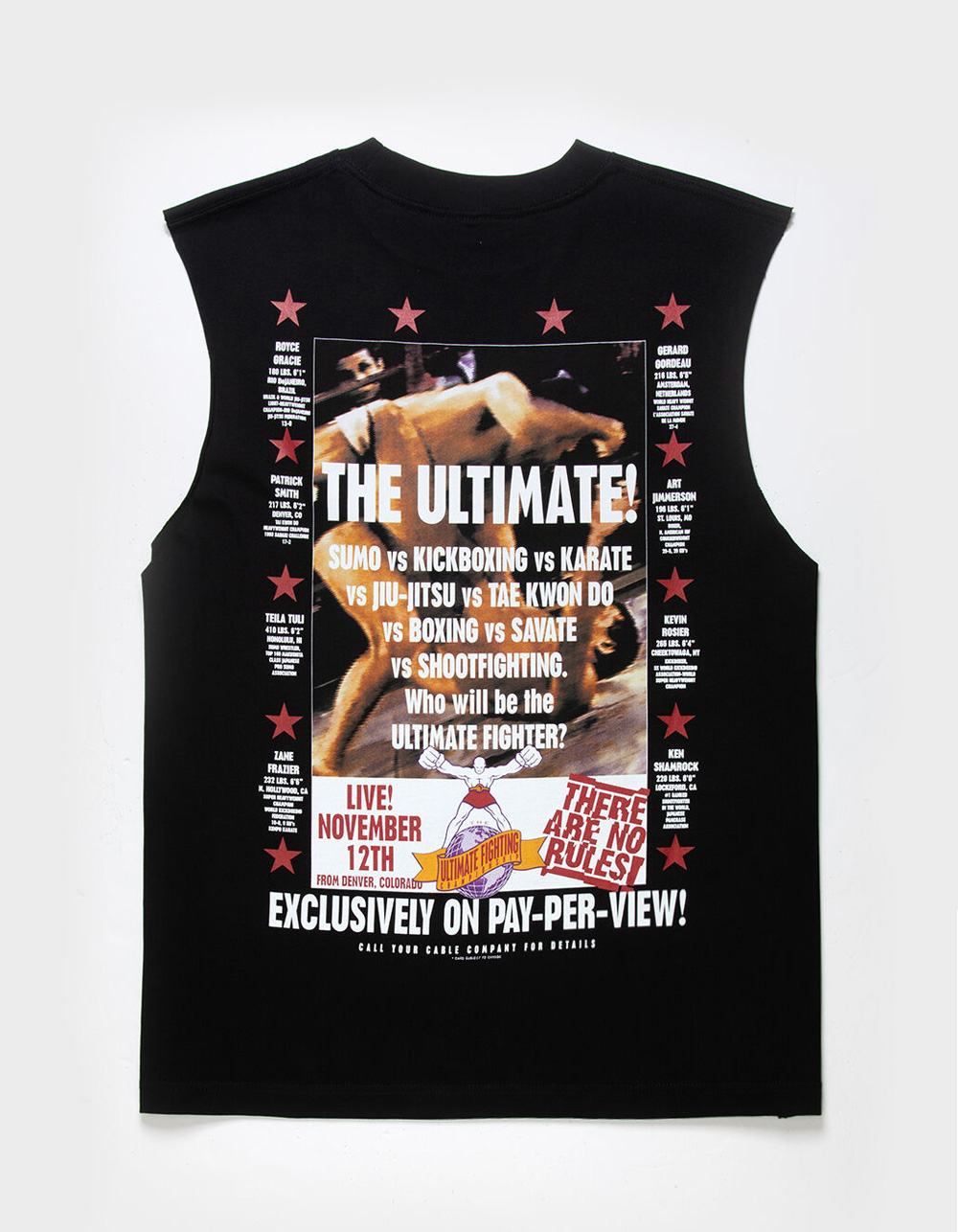 UFC Poster Mens Boxy Muscle Tee - BLACK | Tillys