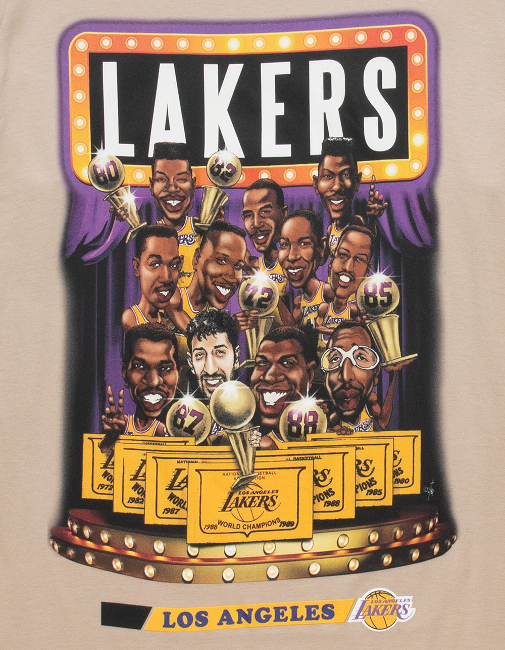 MITCHELL & NESS NBA The Lake Show Mens Tee - KHAKI | Tillys