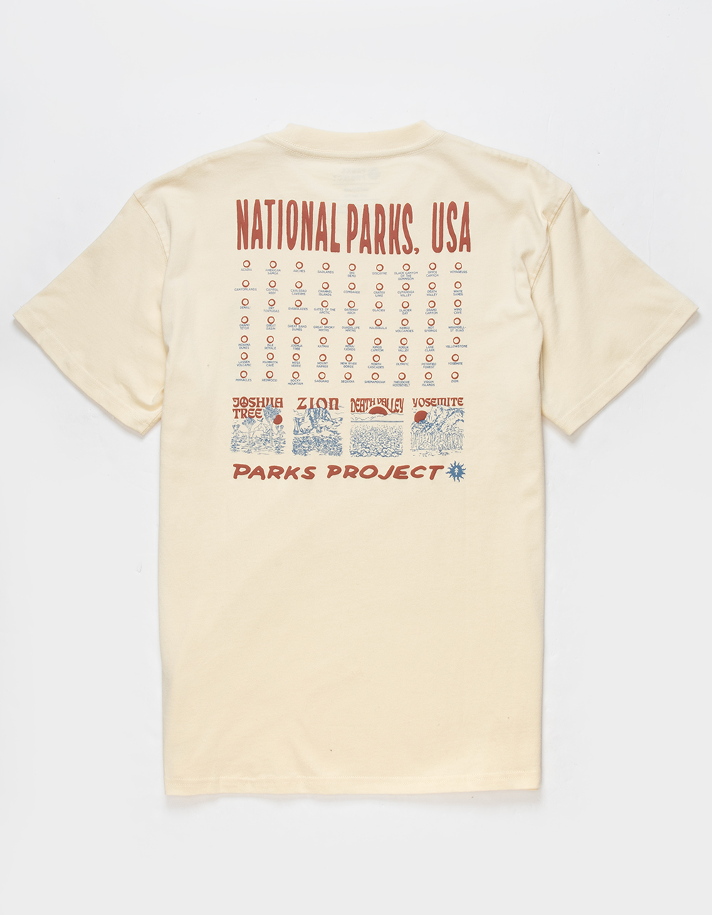 PARKS PROJECT National Parks Fill In Mens Tee - NATURAL | Tillys