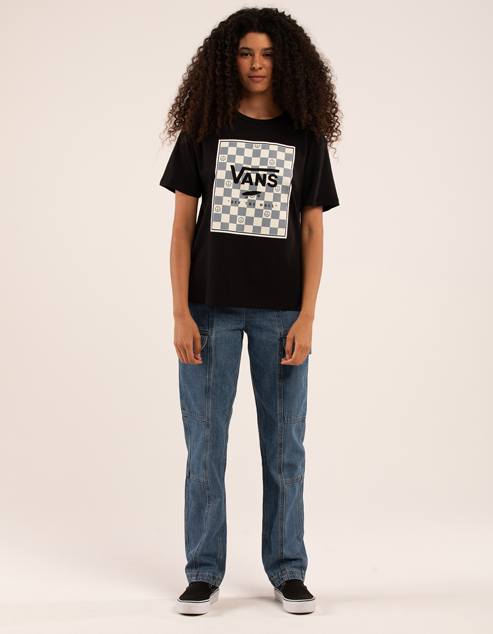 VANS Poppy Box Womens Relaxed Tee - BLACK | Tillys