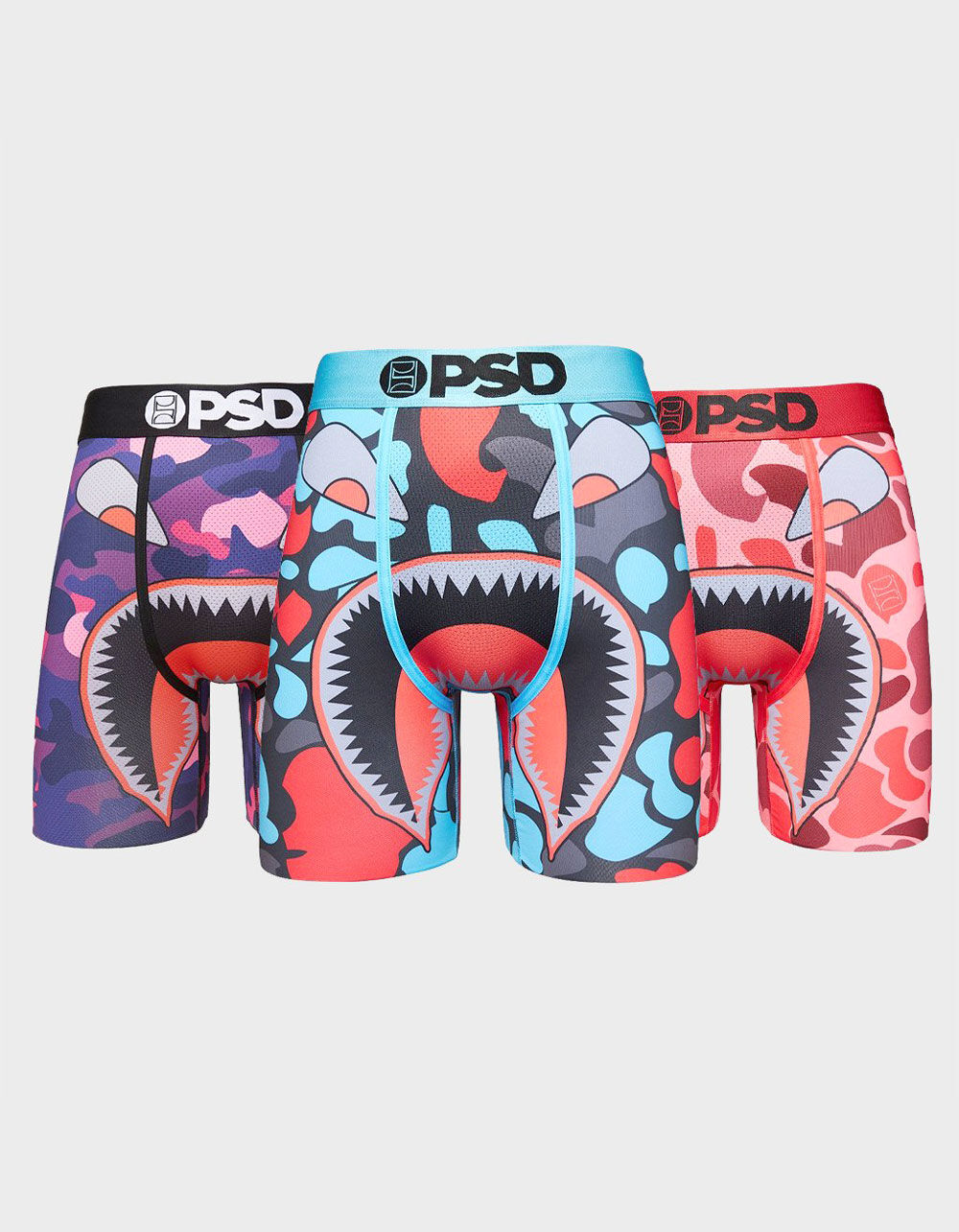 PSD 3 Pack Camo Warfaces Mens Boxer Briefs - MULTI | Tillys