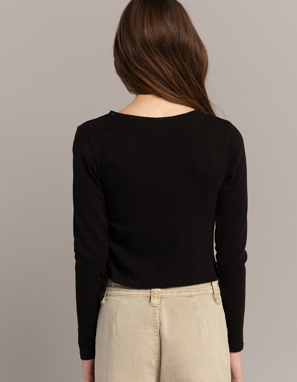 RSQ Girls Ballet Cinch Top - BLACK | Tillys