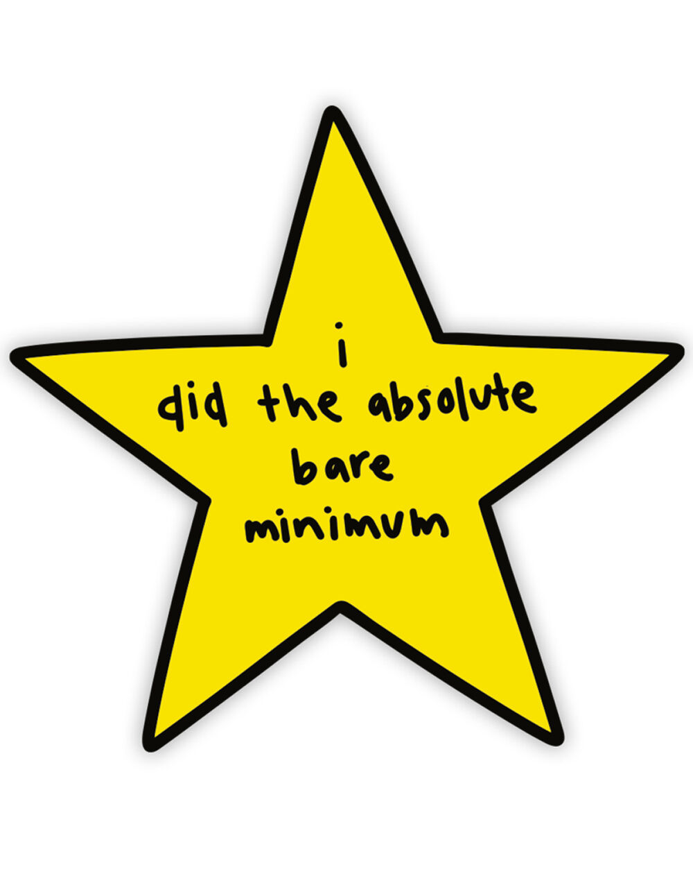 STICKIE BANDITS Bare Minimum Sticker - YELLO | Tillys
