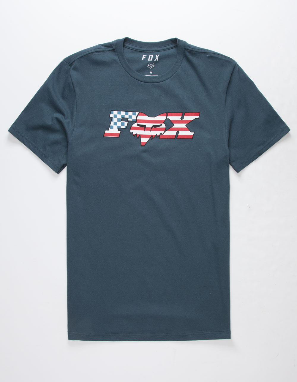 191972186363 UPC - Fox Racing Men's Short Sleeve Flag Head Graphic ...