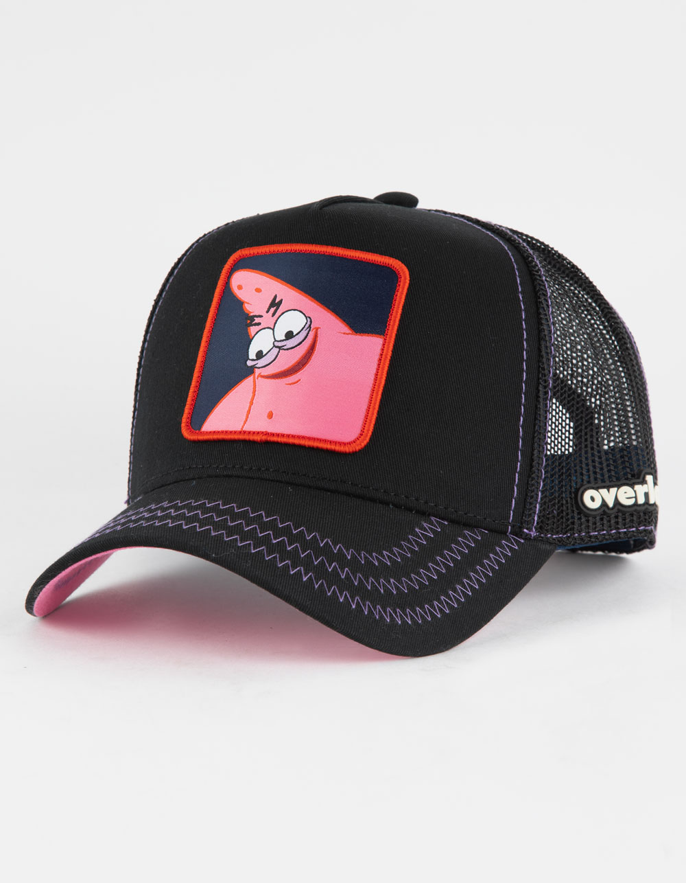 OVERLORD x SpongeBob SquarePants Savage Patrick Trucker Hat | Arden Fair
