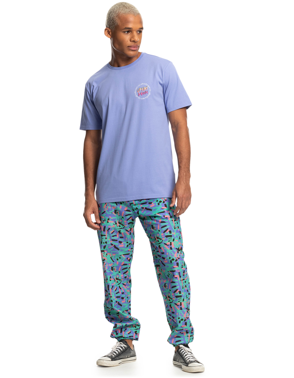 QUIKSILVER x Stranger Things New Wave Age Mens Tee - VIOLET | Tillys