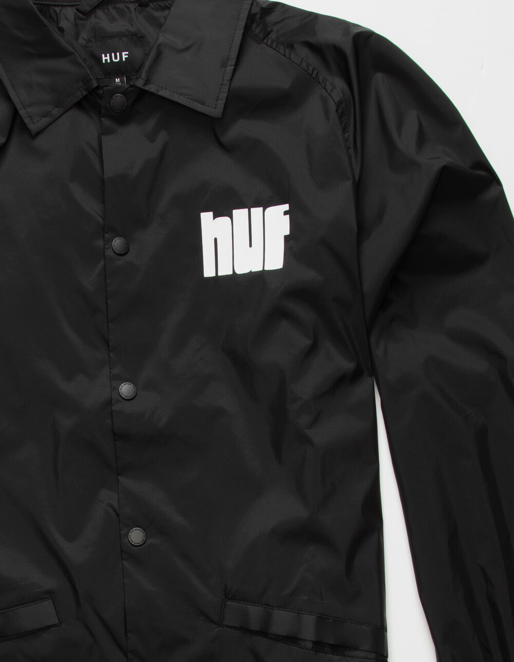 HUF Hydrate Mens Coaches Jacket - BLACK | Tillys