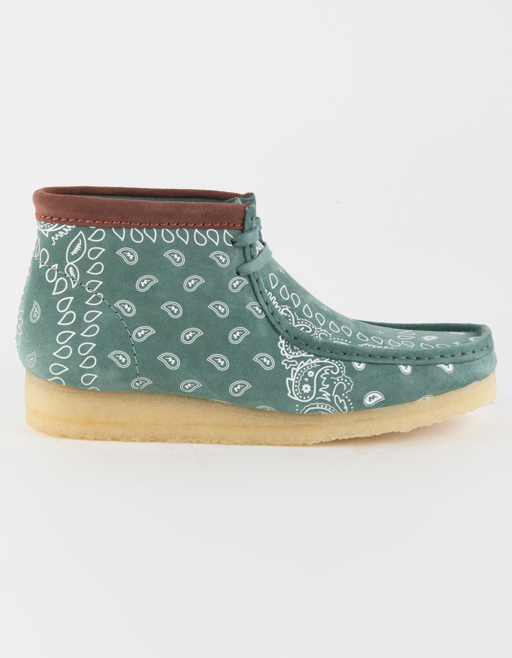 CLARKS Wallabee Mens Boots - GREEN COMBO | Tillys