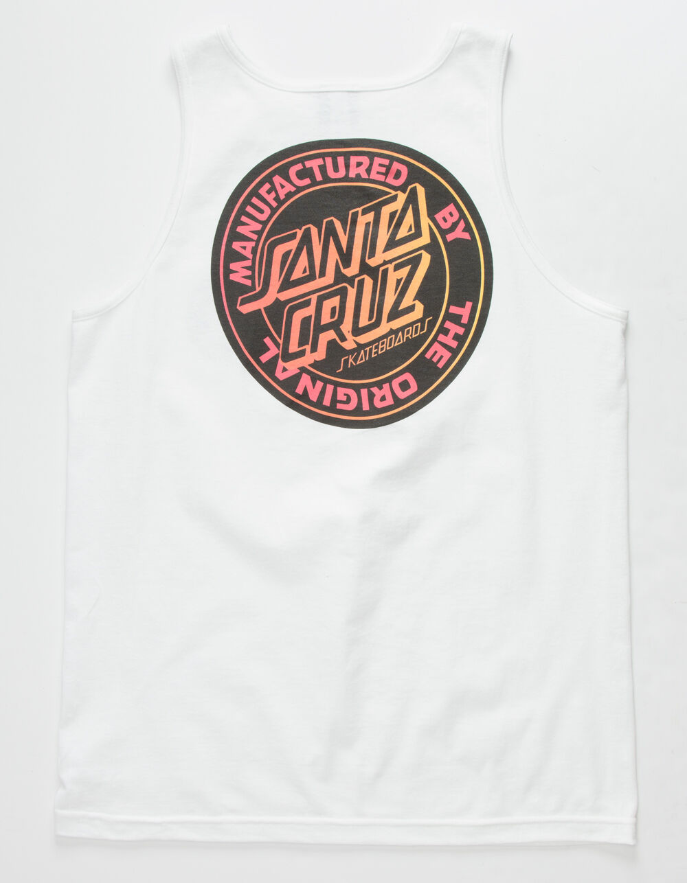 SANTA CRUZ MFG Fade Mens Tank Top - WHITE | Tillys
