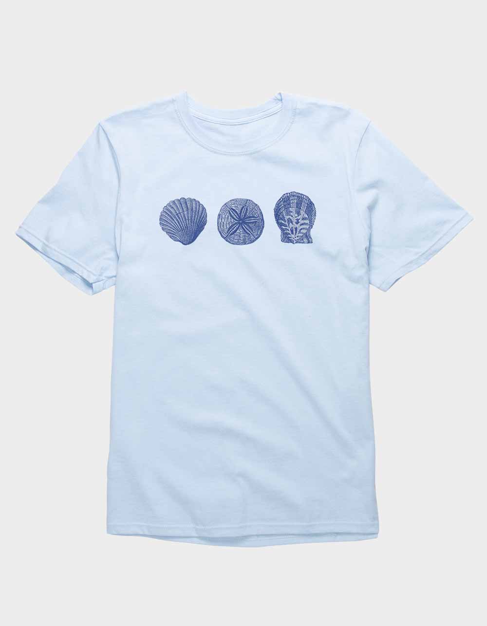 SHELL Blue Beach Seashells Unisex Tee - LIGHT BLUE | Tillys