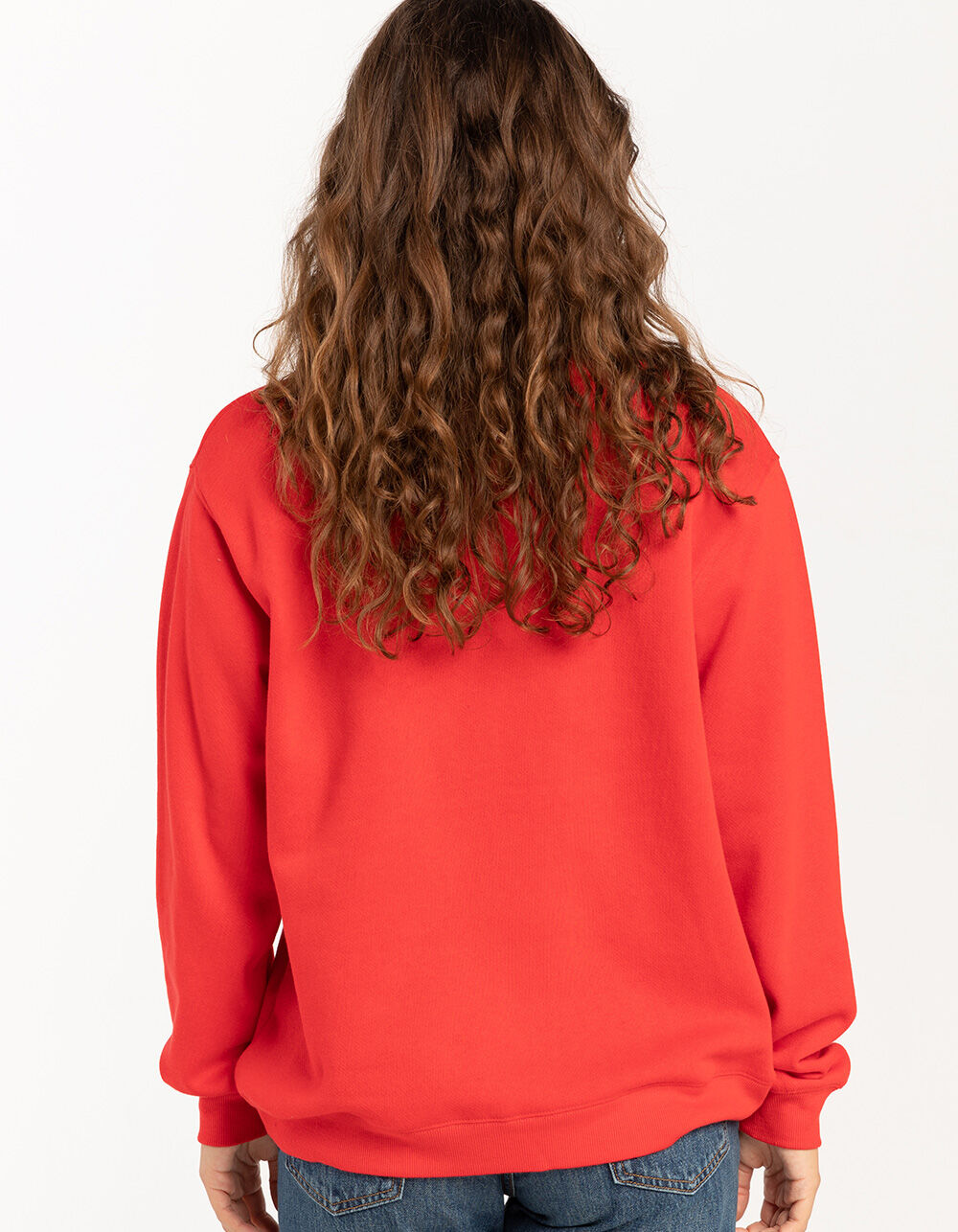 BREW CITY Budweiser Womens Crewneck Sweatshirt - RED | Tillys