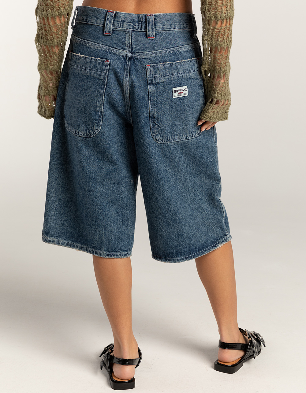 BDG Urban Outfitters Nicola Womens Denim Jorts - DARK VINTAGE | Tillys