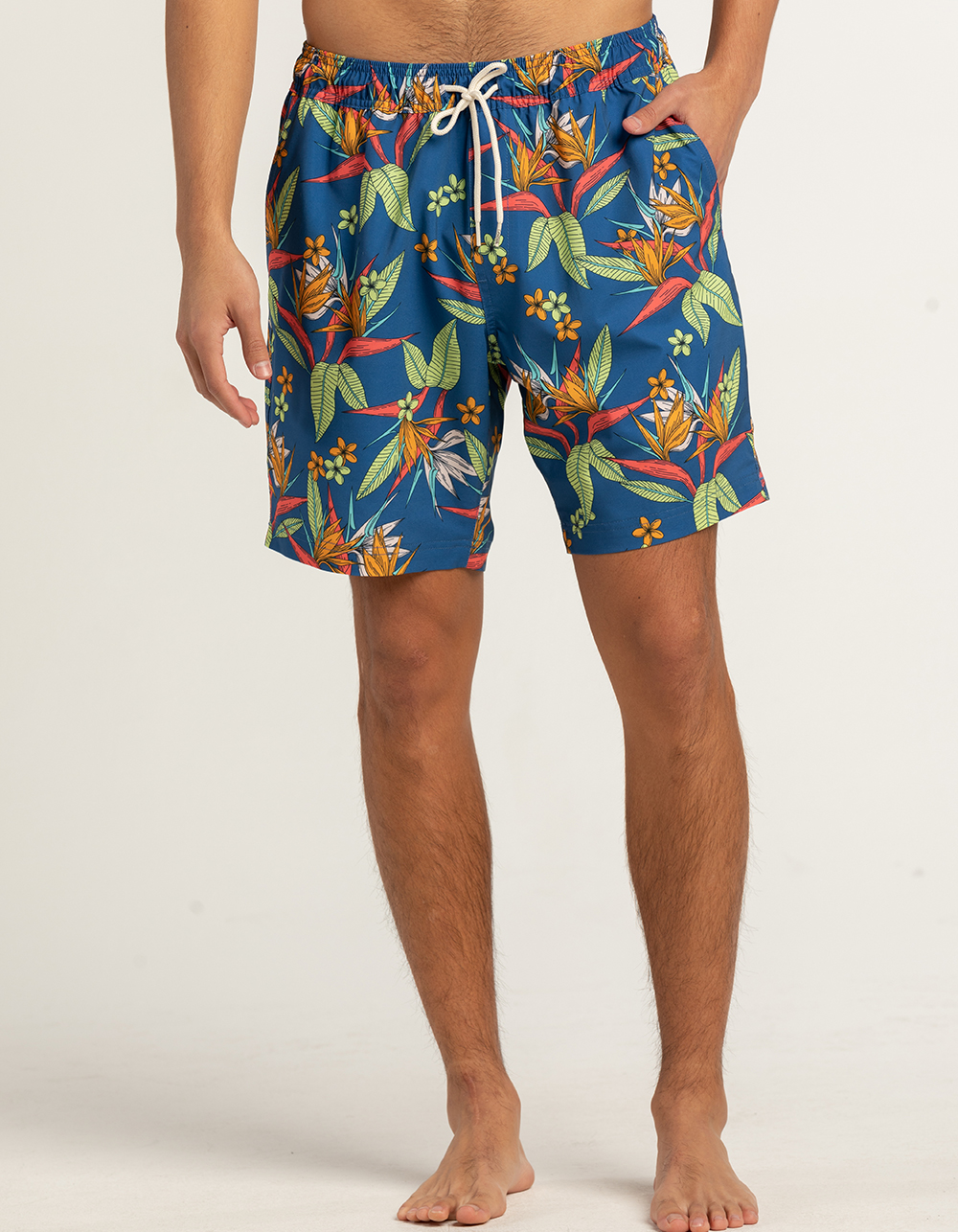 BLUE CROWN Riviera Mens 7" Swim Shorts - ROYAL | Tillys