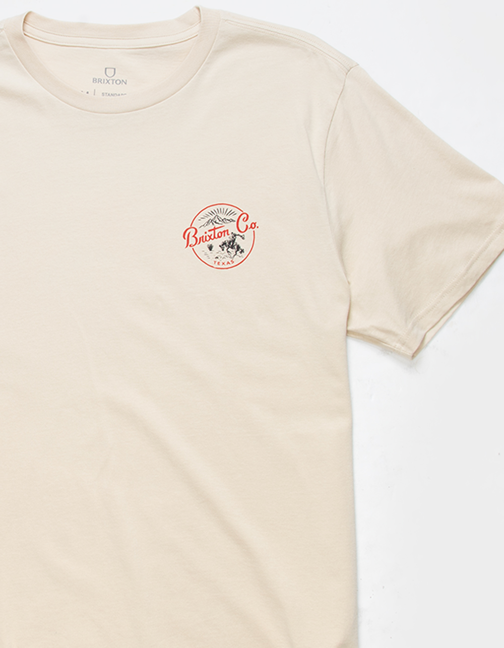 BRIXTON Token Texas Mens Tee - CREAM | Tillys