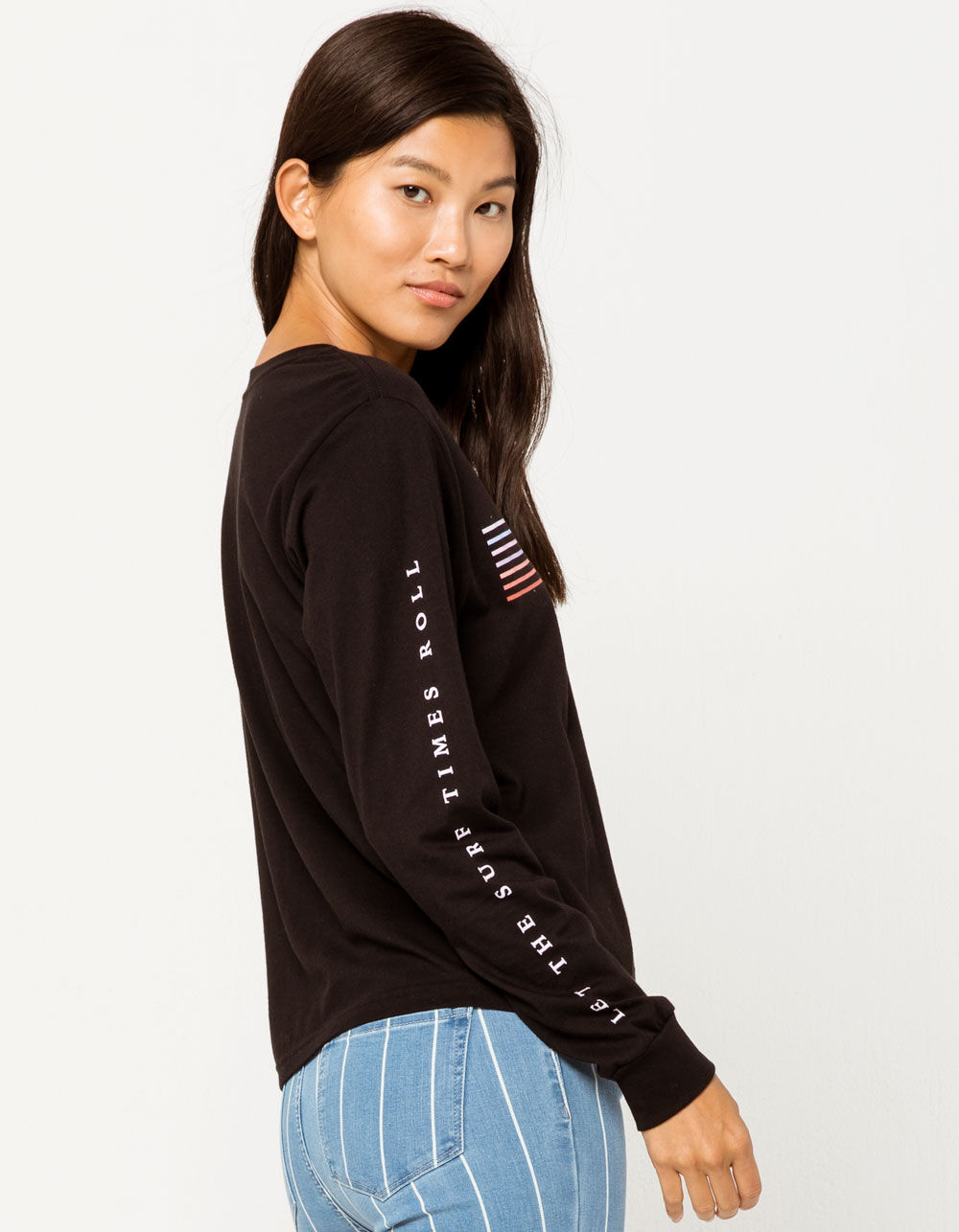 ROXY Surf Times Vintage Womens Tee - BLACK | Tillys