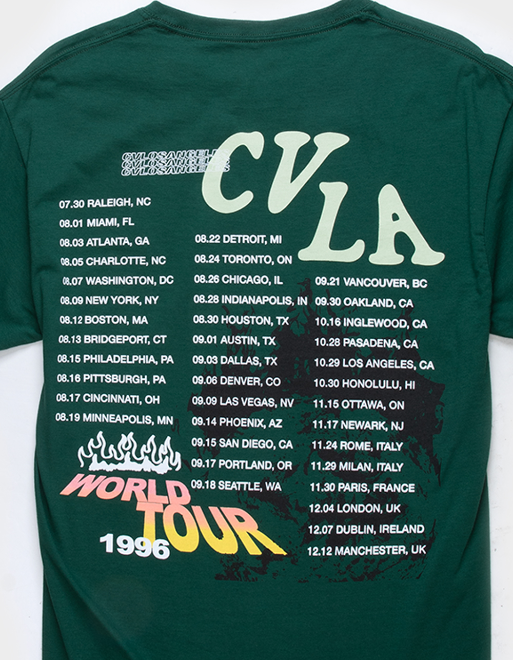CVLA World Tour Mens Tee - FOREST | Tillys