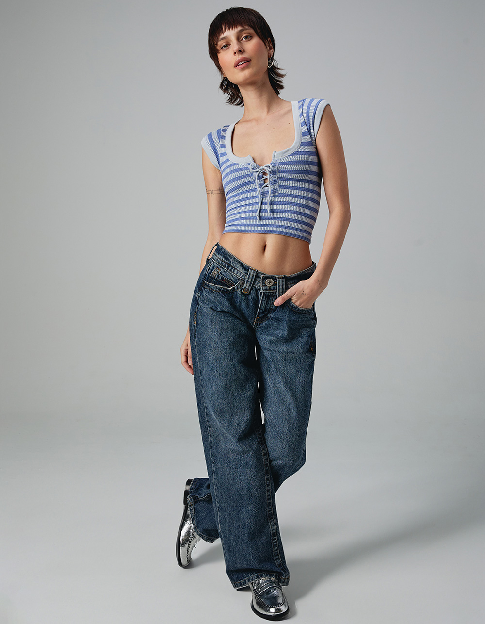 BDG Urban Outfitters Kayla Low Rise Slouchy Womens Boyfriend Jeans ...