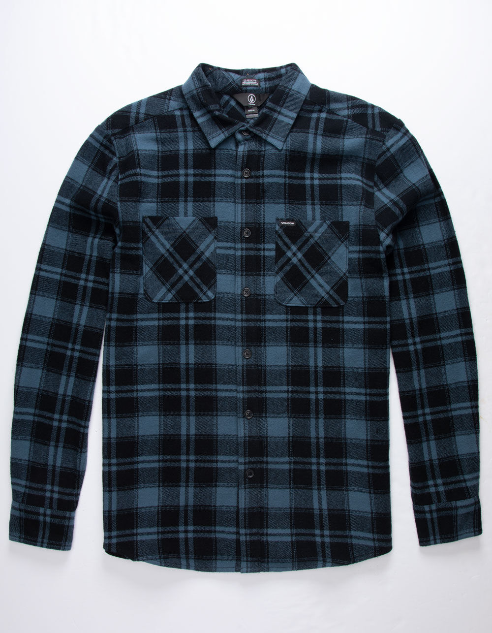 VOLCOM Shade Stone Mens Flannel Shirt - BLUE | Tillys