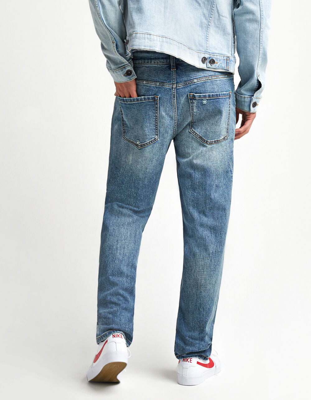 RSQ Mens Relaxed Taper Medium Tint Jeans - TINTED DENIM | Tillys
