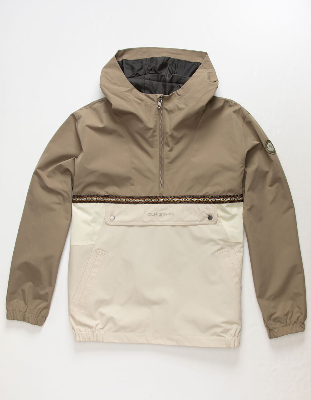 QUIKSILVER Transeasonal Mens Anorak Jacket - ROCK | Tillys