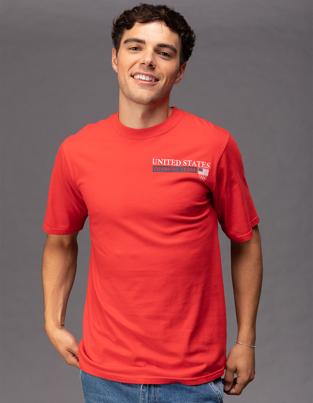 OLYMPICS Team USA Mens Tee - RED | Tillys