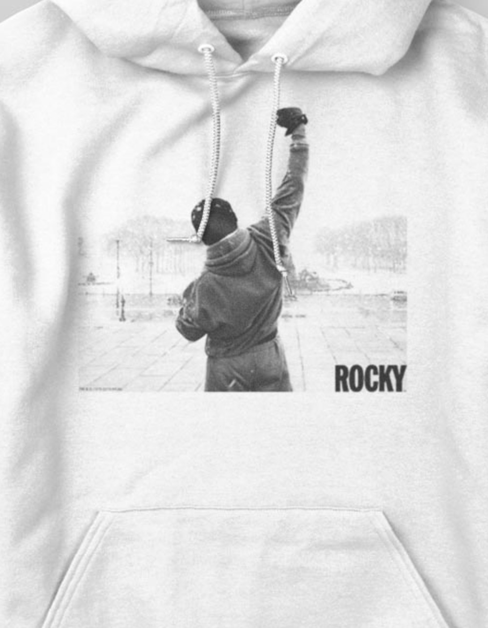 ROCKY Fist Poster Unisex Hoodie - WHITE | Tillys