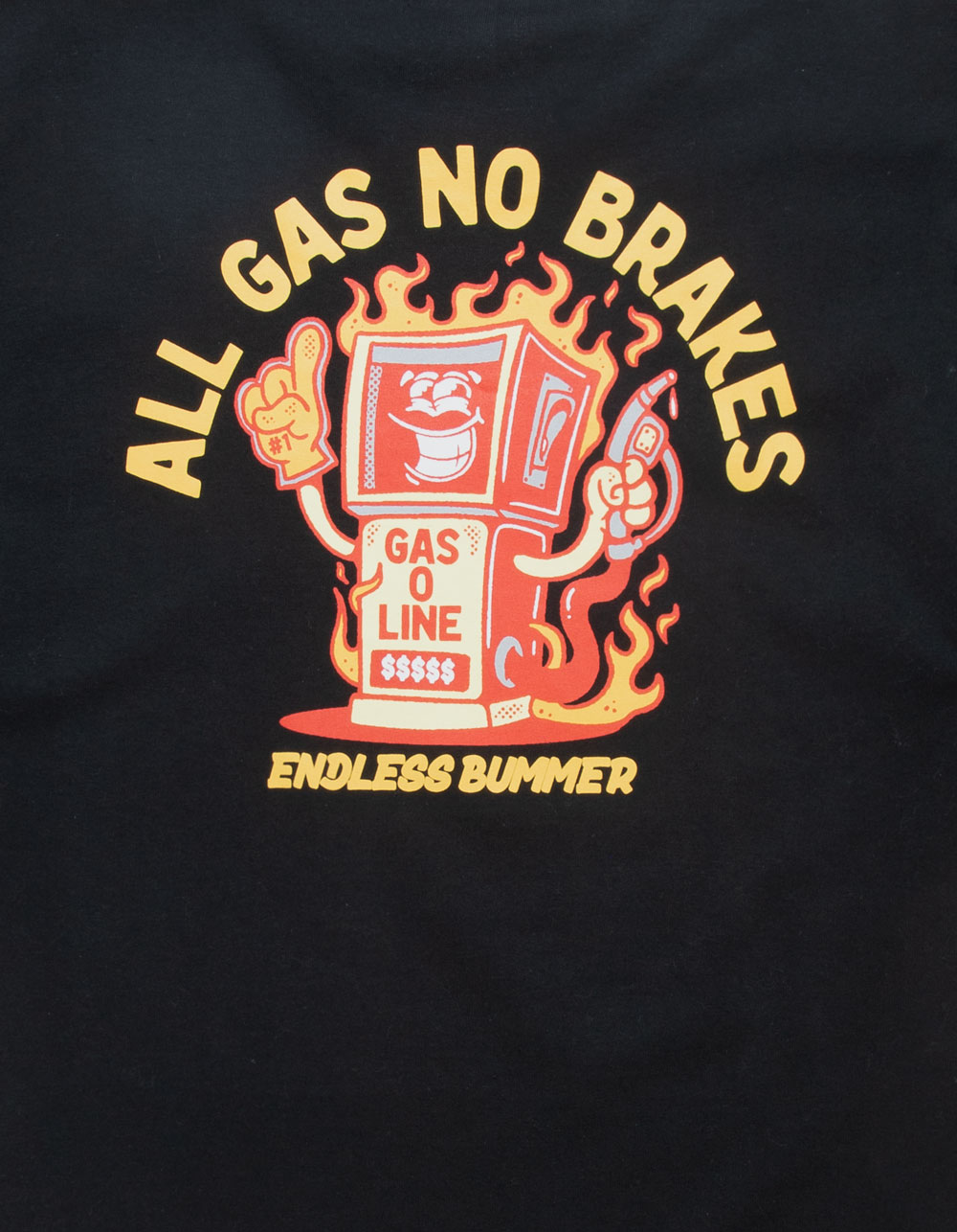 ENDLESS BUMMER Gas Mens Tee - BLACK | Tillys