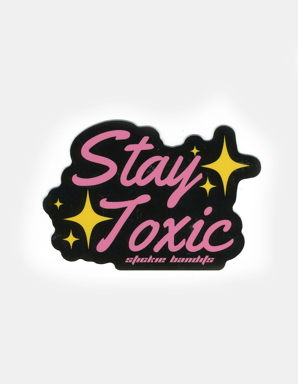 STICKIE BANDITS Stay Toxic Sticker - PINK COMBO | Tillys